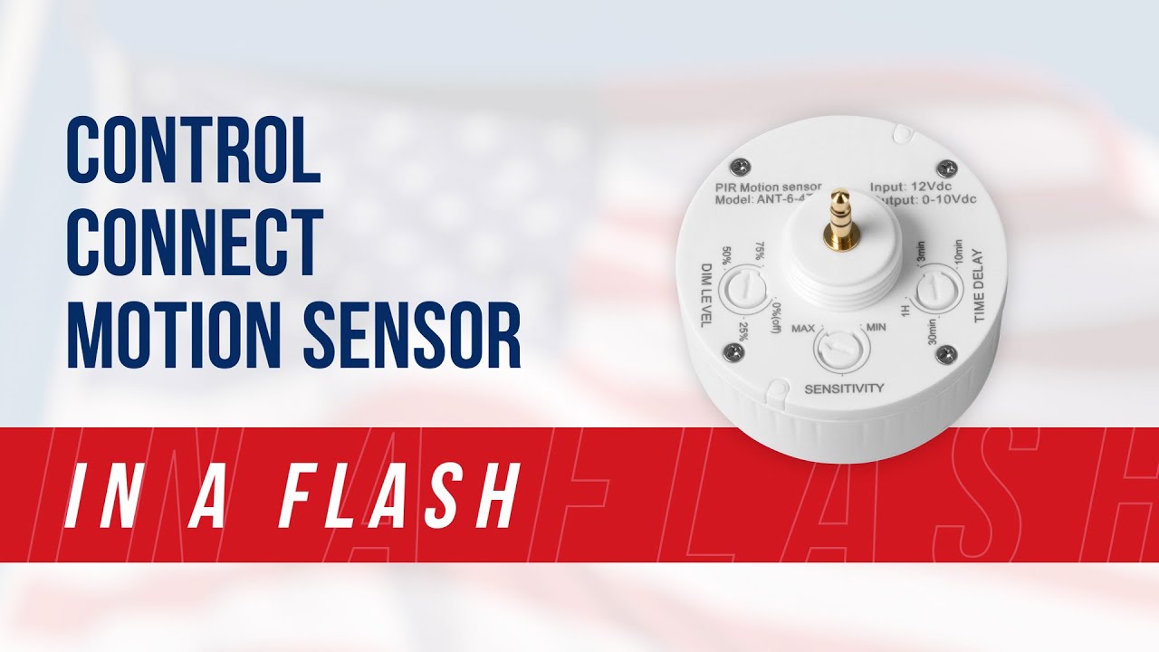 Control Connect Motion Sensor... IN A FLASH - YouTube