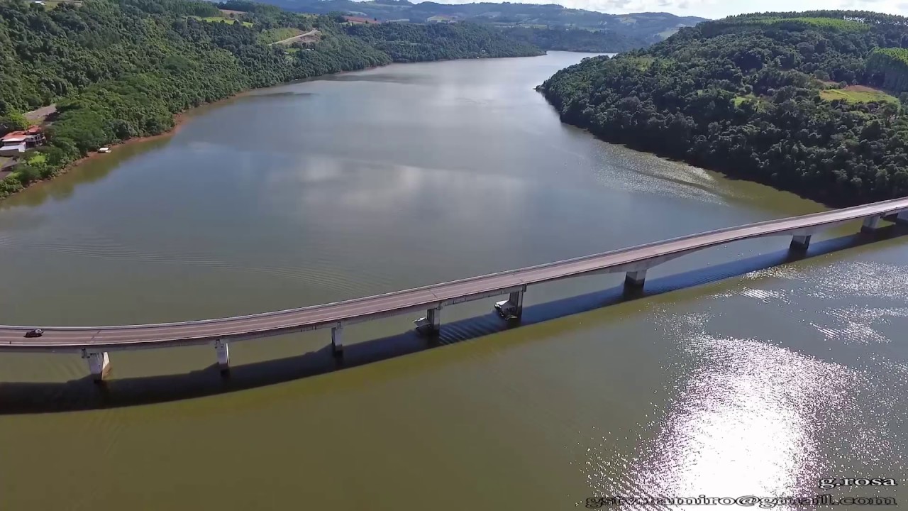Ponte do Rio Uruguai - DJI Phantom 4 - YouTube