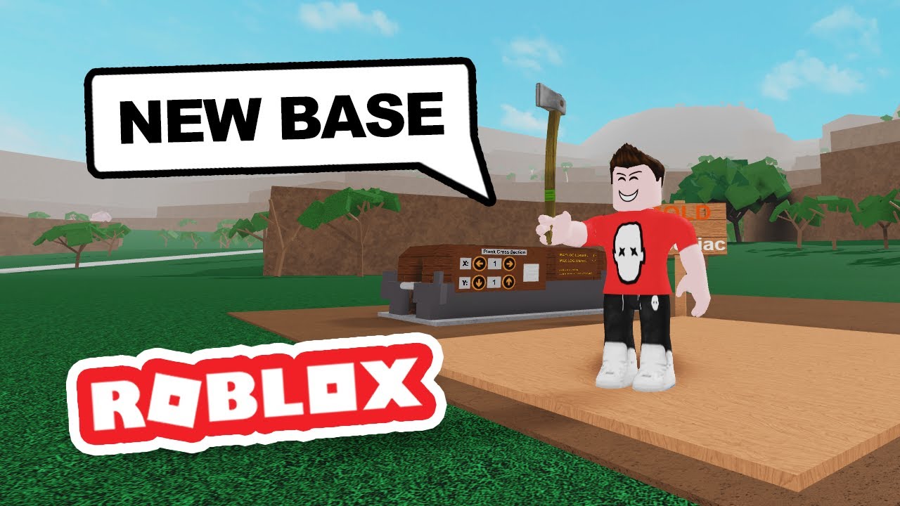 Building a BRAND NEW BASE in ROBLOX LUMBER TYCOON 2 - YouTube