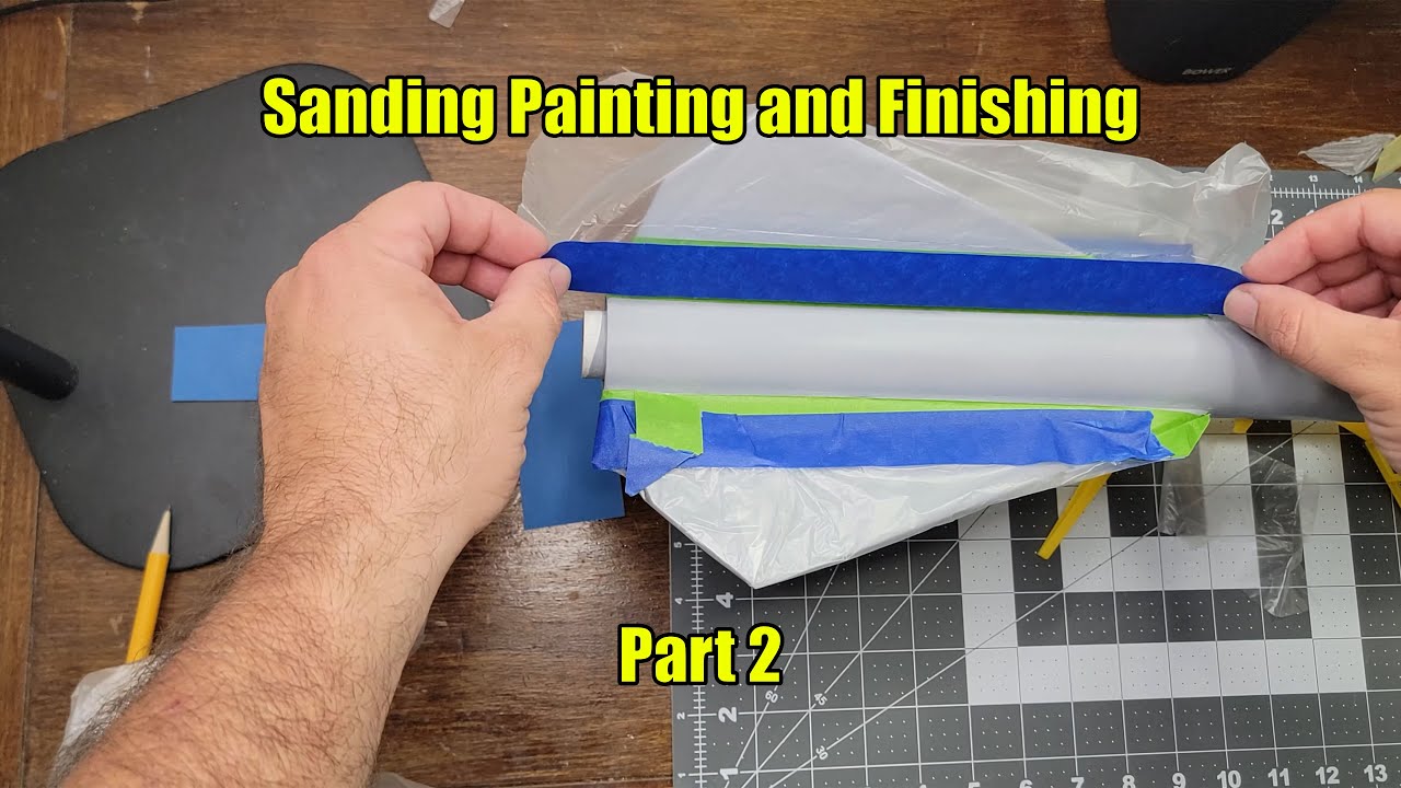 Sand Paint Finish Estes Hi-Flier XL Part 2 #rocket #painting - YouTube