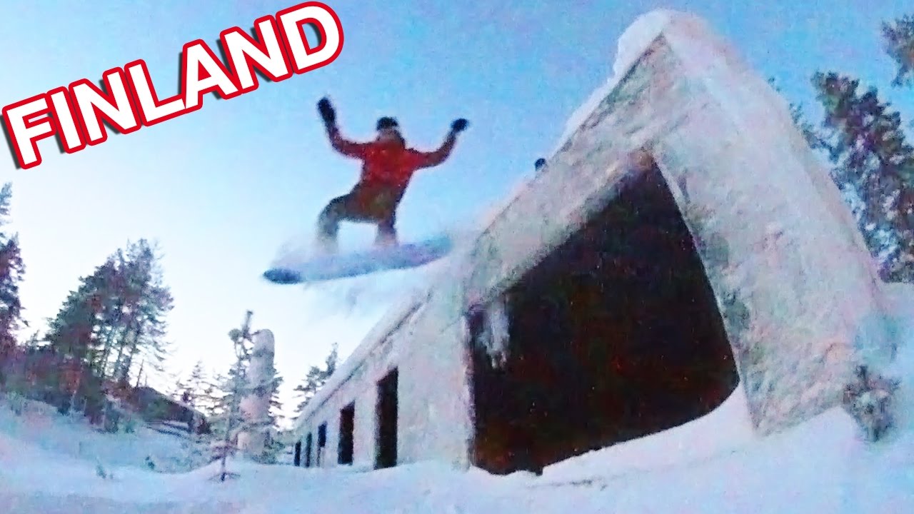 RUKA FINLAND SNOWBOARDING! (SNAPPED BOARD!) - YouTube