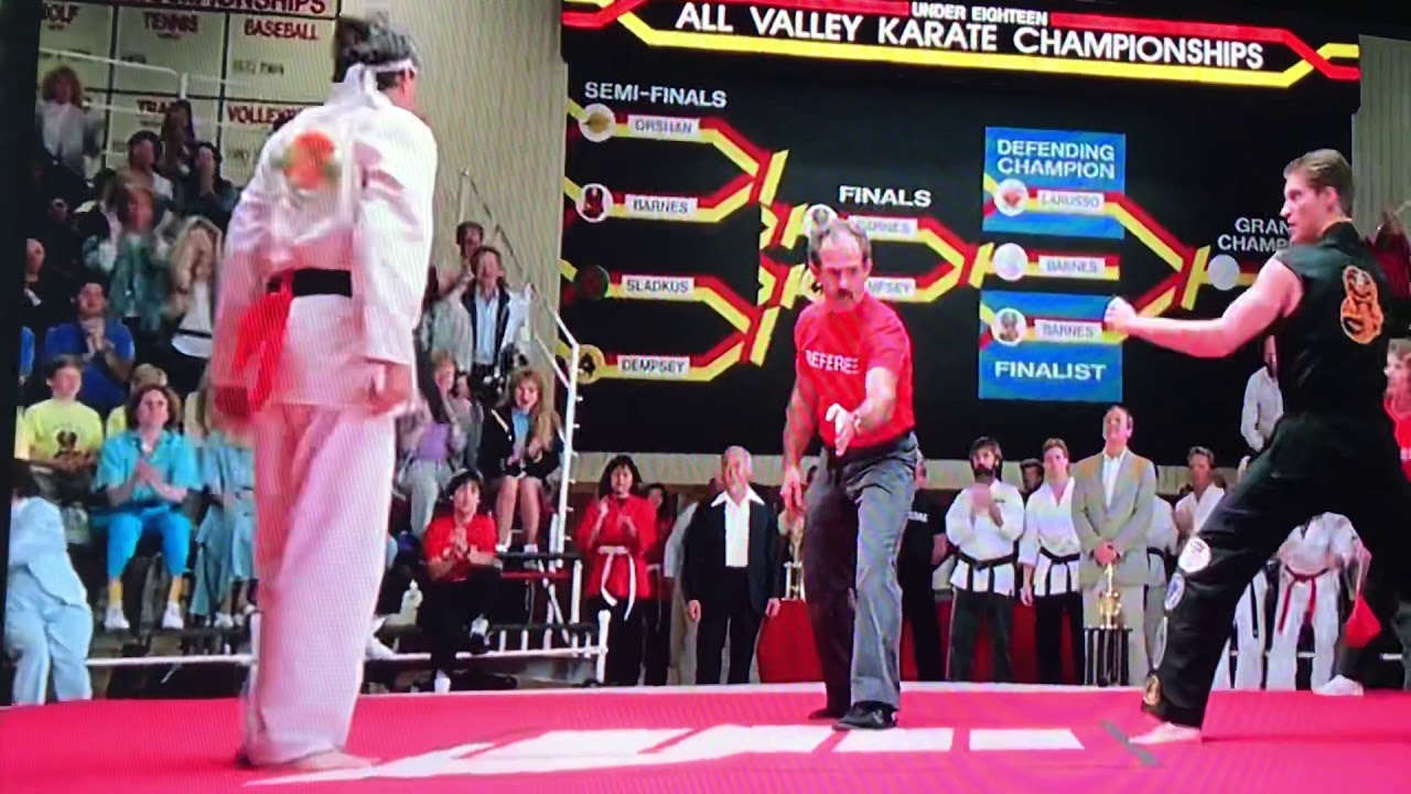 Daniel Larusso Vs mike barnes - YouTube