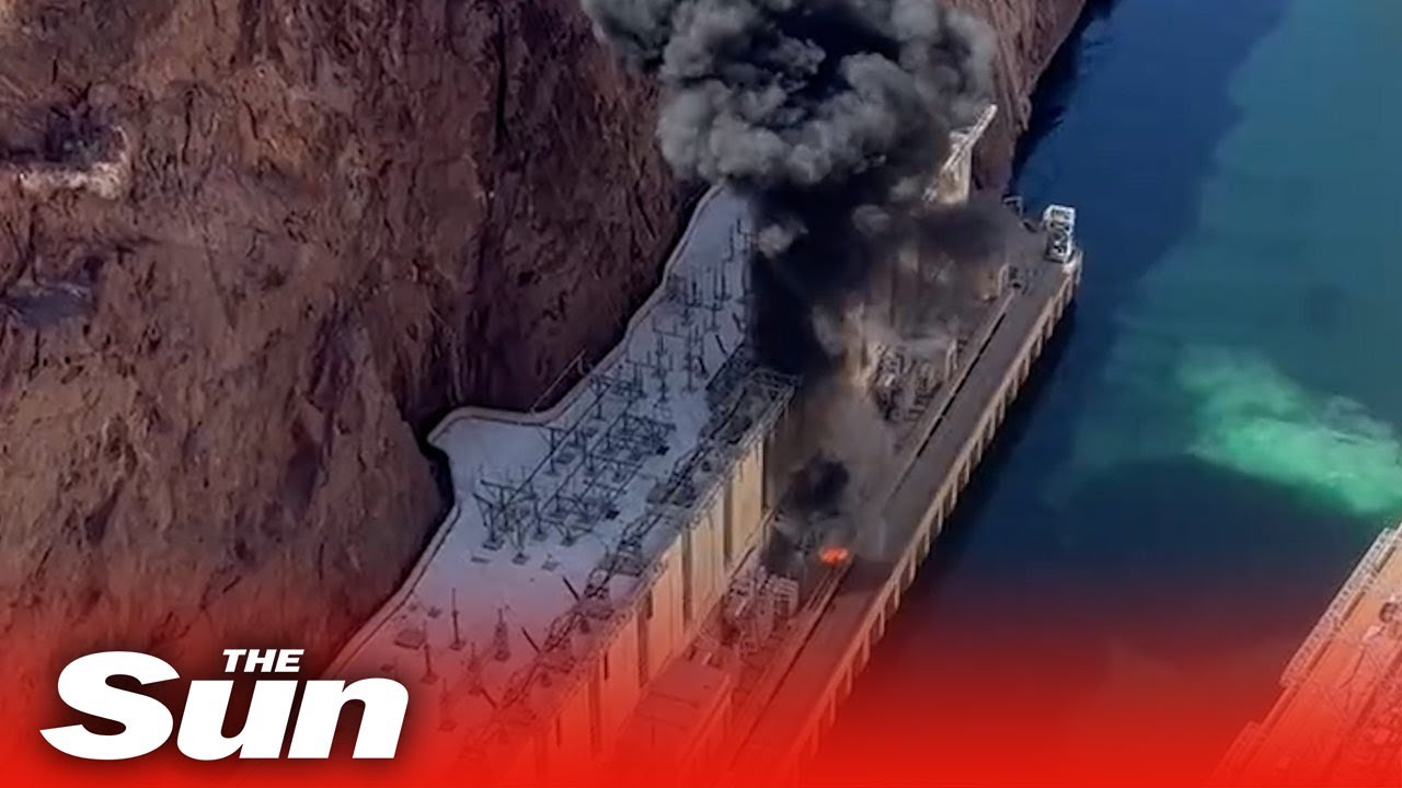 Hoover Dam explosion captured in terrifying video in Nevada - YouTube