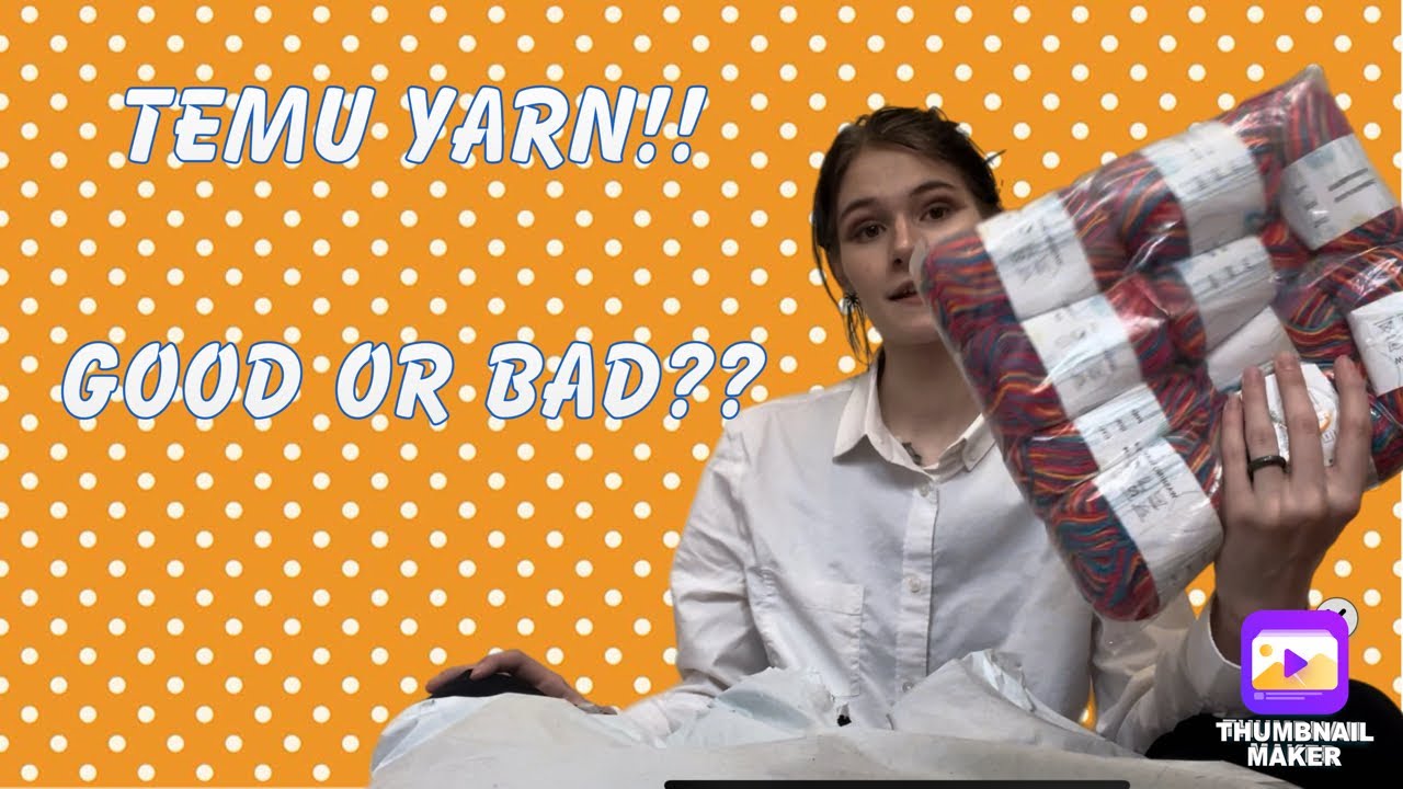 Reviewing TEMU Yarn - YouTube