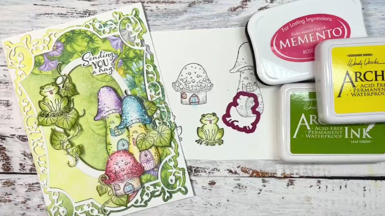 Simple steps to creating layered decorative cards! - YouTube