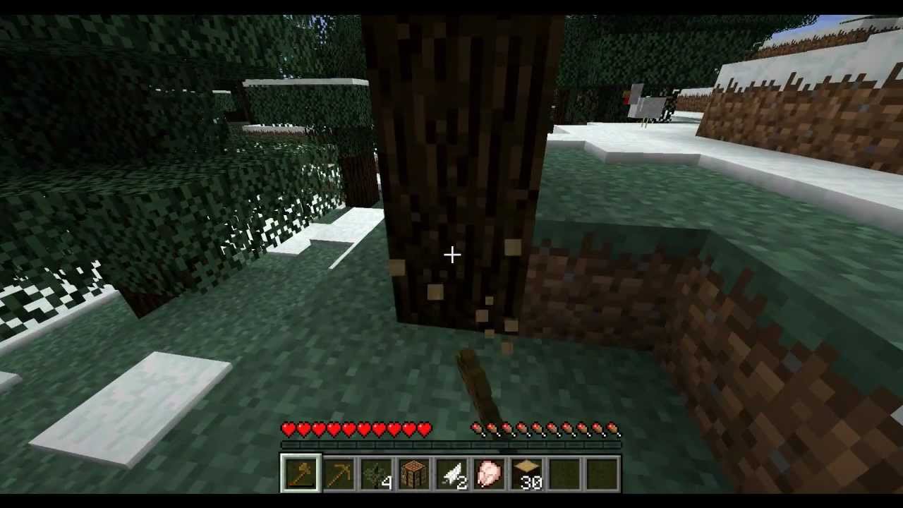 Let's Play Minecraft Episode 1 - Wolf Attack - YouTube