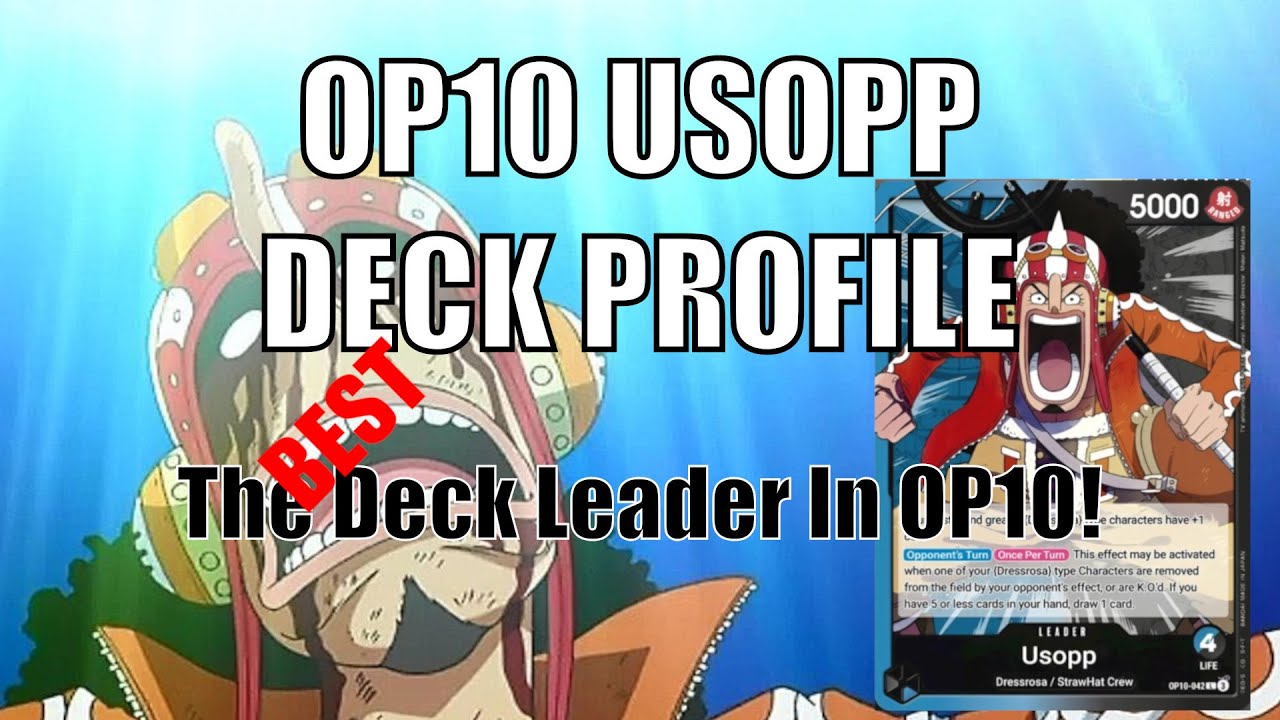 The Best Usopp Deck Profile & Guide OP10 | One Piece Card Game - YouTube