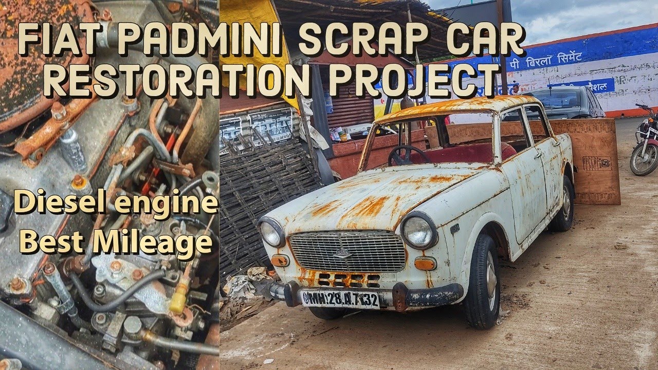 Diesel Premier Padmini | 💥scrap car Restoration project 🕵️ ️ - YouTube
