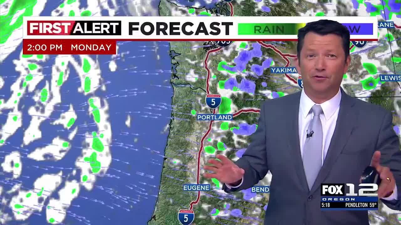 First Alert Sunday evening FOX 12 weather forecast (4/28) - YouTube