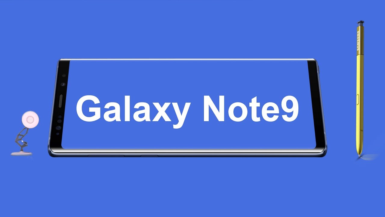 Samsung Galaxy Note 9 Logo Spoof Luxo Lamp - YouTube