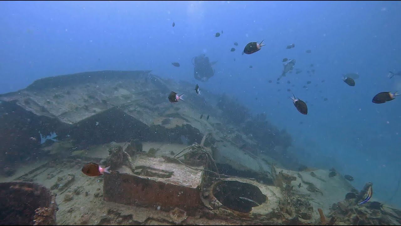 Stella Maru 27/01/24 @25m Scuba Diving Mauritius with the MUG - YouTube