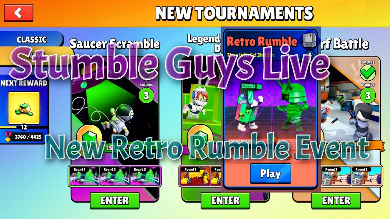 Stumble Guys Live Playing New Event Today | Stumble Guys Gameplay ...