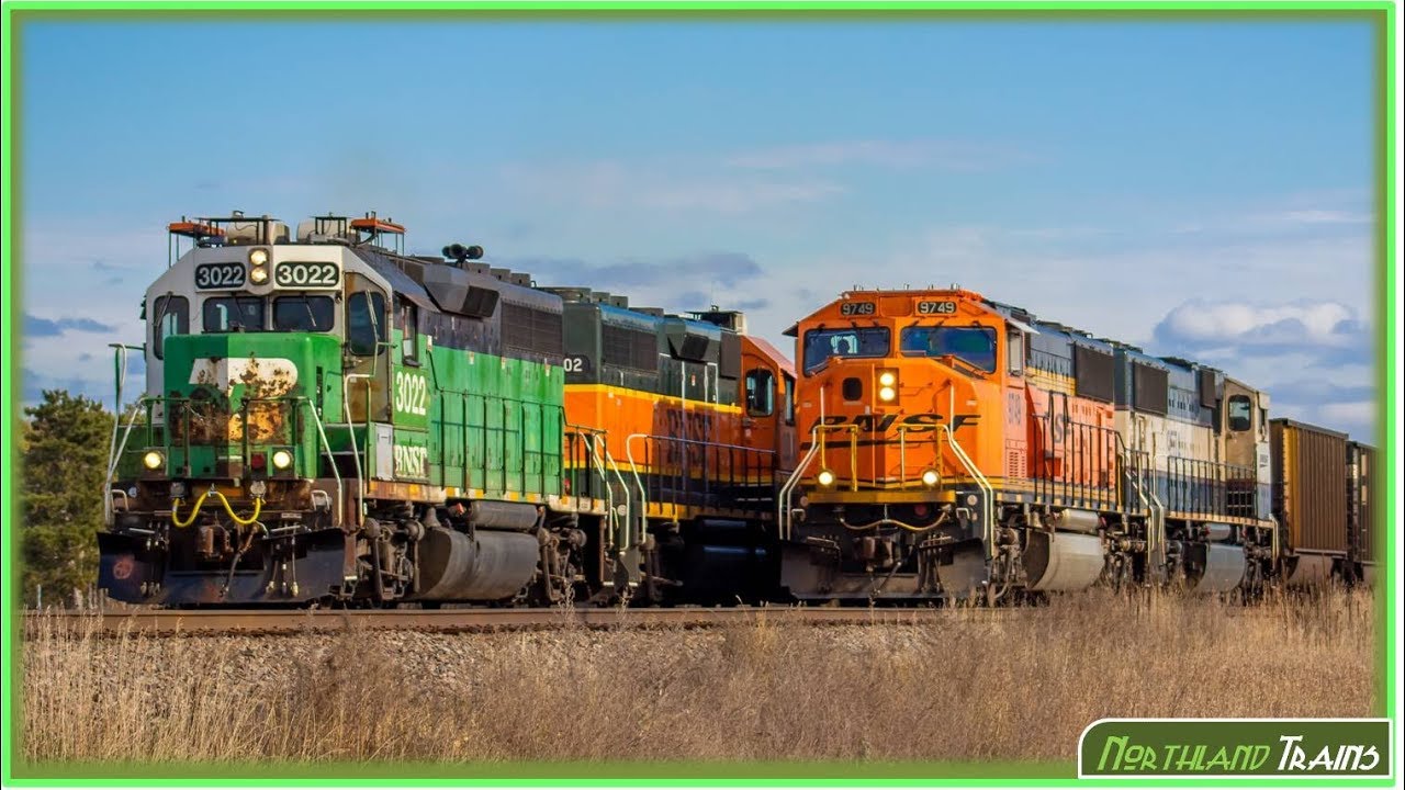 Epic BNSF EMD Action October 2019 - YouTube