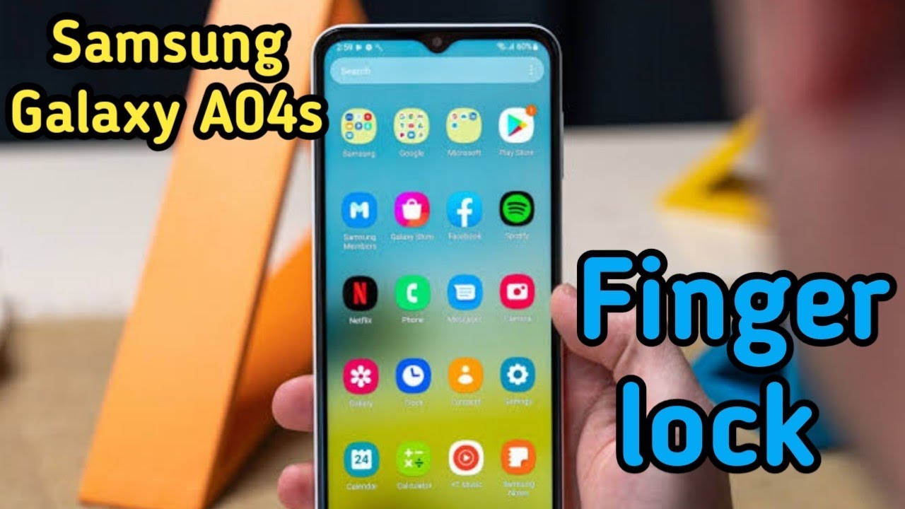 How To Set Fingerprint In Samsung Galaxy A04s ,Samsung Galaxy A04s ...