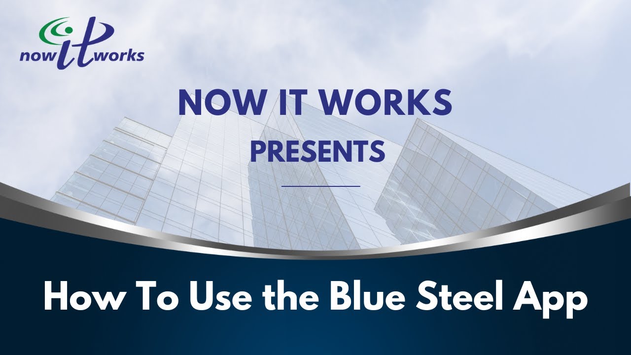 How to Use the Blue Steel App - YouTube