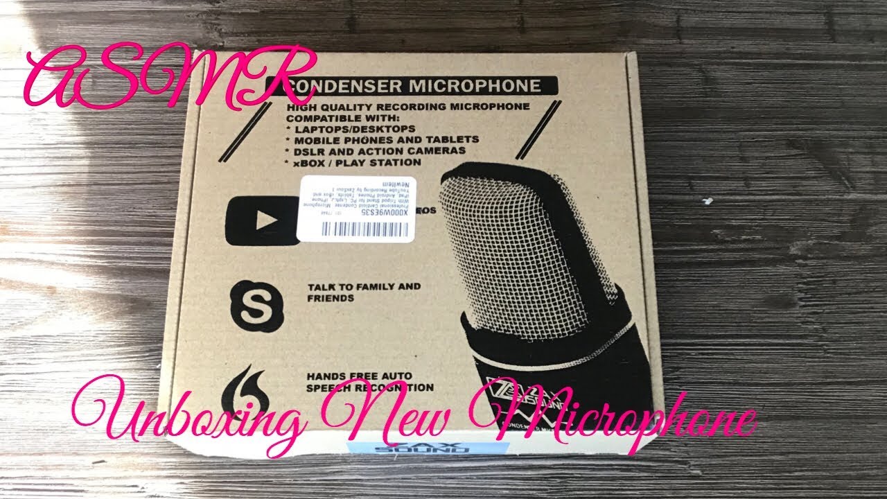ASMR|| Unboxing New Microphone 🎤 - YouTube