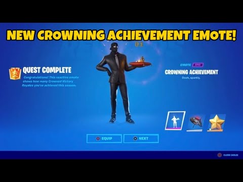 HOW TO GET THE NEW CROWN EMOTE IN FORTNITE CHAPTER 3! (CROWNING ...