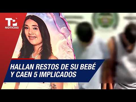 Hallan restos del bebé de María Camila Potosí y capturan a cinco presuntos implicados