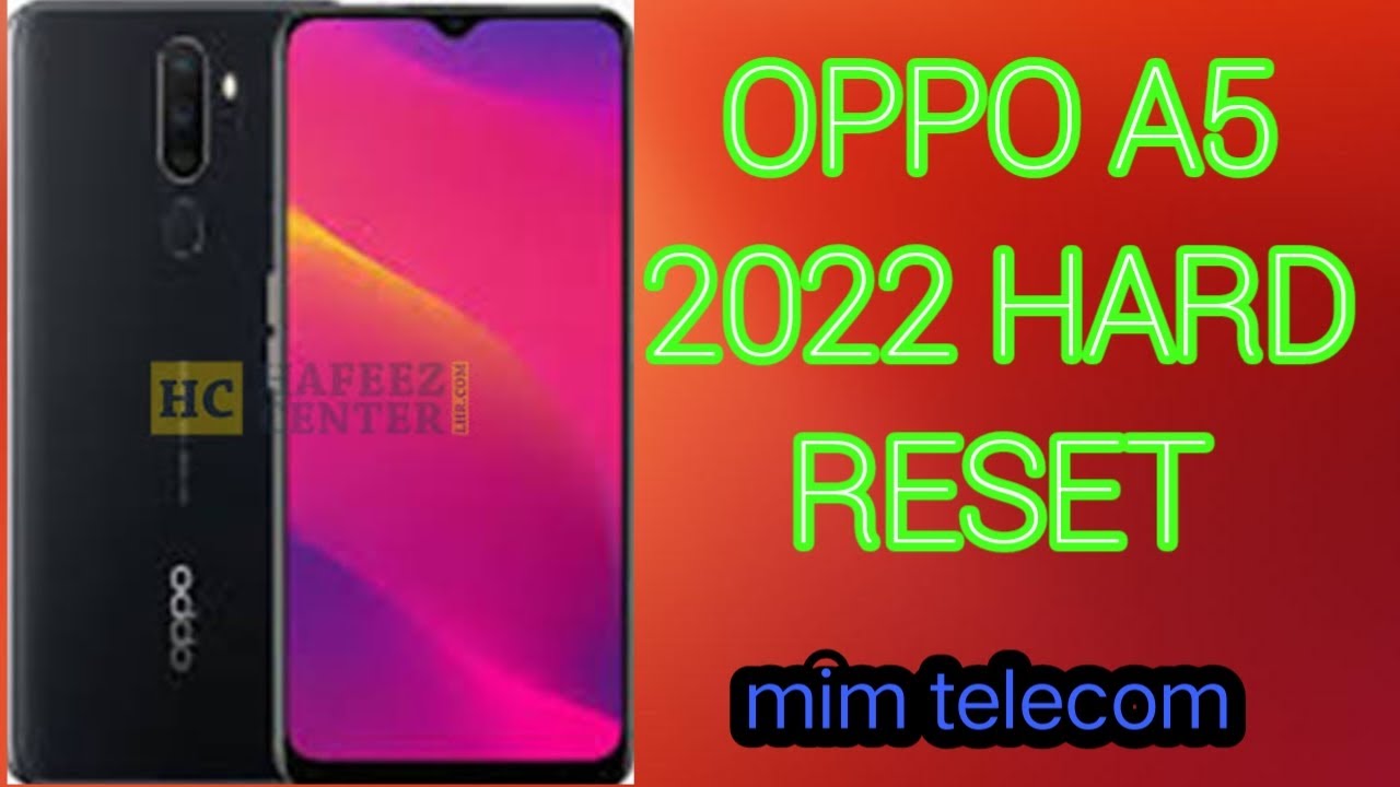 oppo a5 2020 cph1933 password hard reset 2026 - YouTube