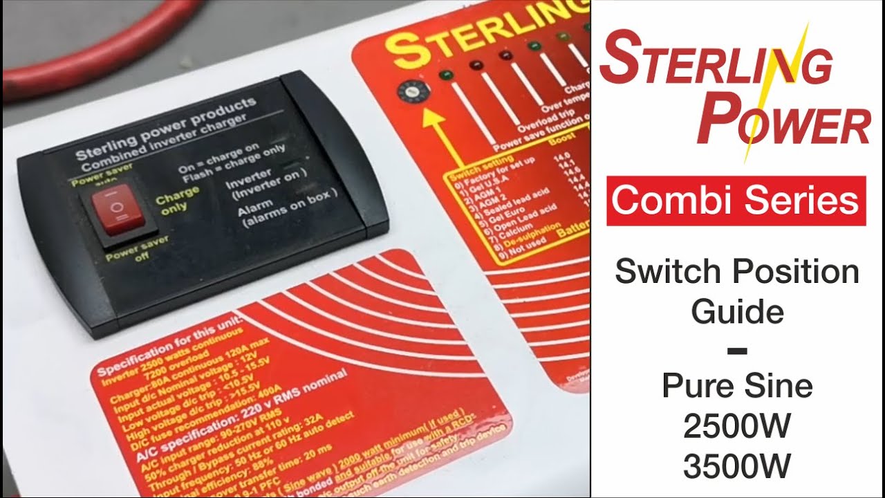 Sterling Power Combi Switch Guide - YouTube