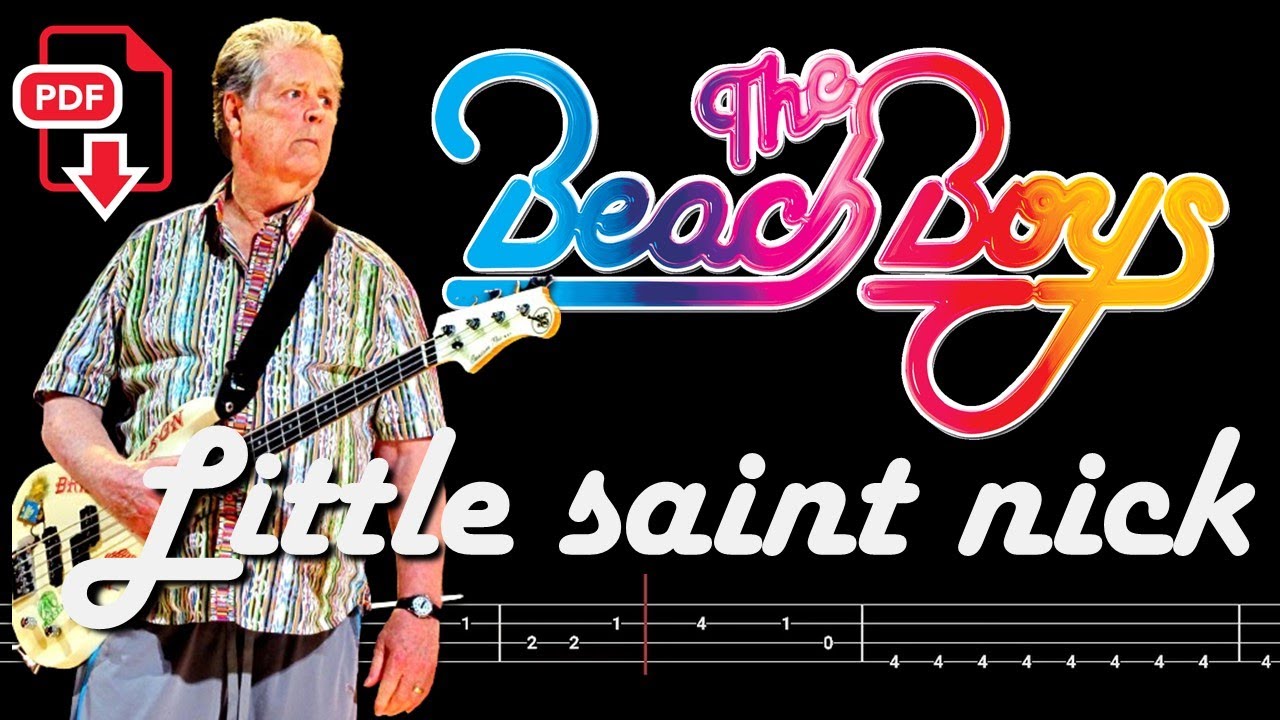 The Beach Boys - Little Saint Nick (🔴Bass Tabs | Notation) @ChamisBass ...