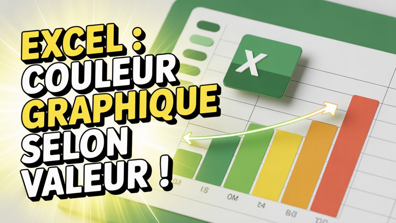 Excel : changer automatiquement la couleur d’un graphique selon les ...