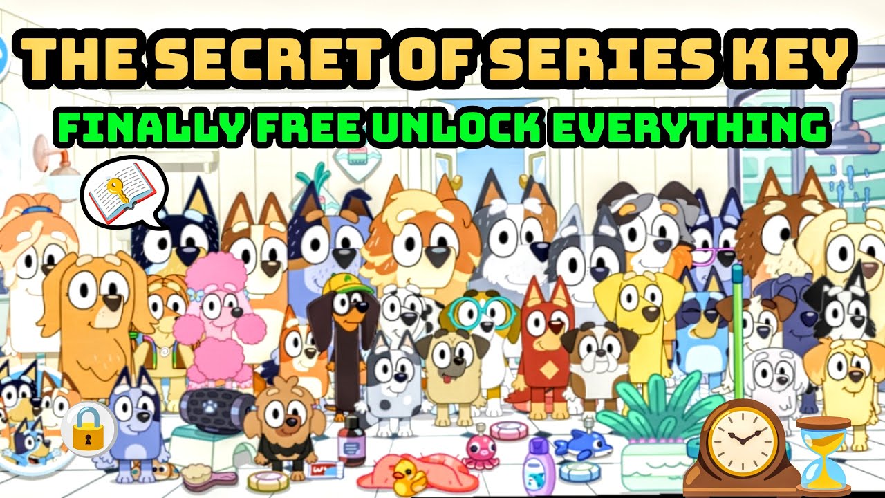Bluey Let's Play The Secret Of Series Key Finally Free Unlock ...