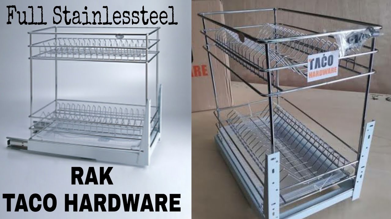 RAK TACO HARDWARE | RAK KABINET BAWAH | RAK PIRING TACO - YouTube