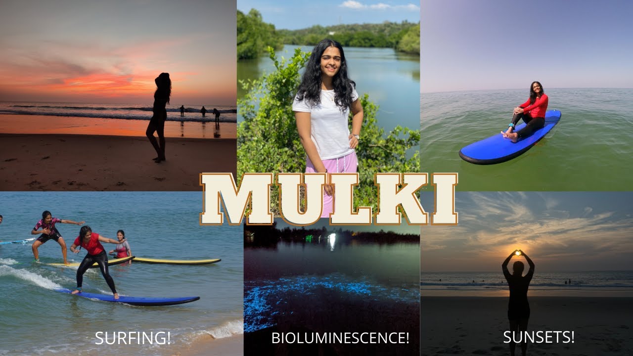 Surfing at INDICA surf school MULKI. I vlogged! - YouTube