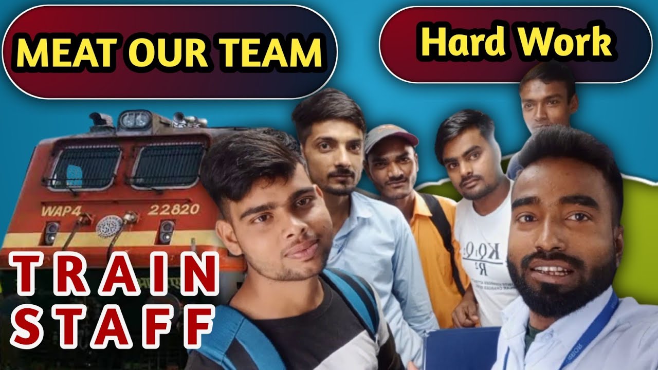 Meet Our Railway Team 😎 || 🚂 Train Staff 🚂 || Train Supervisor || Avii ...