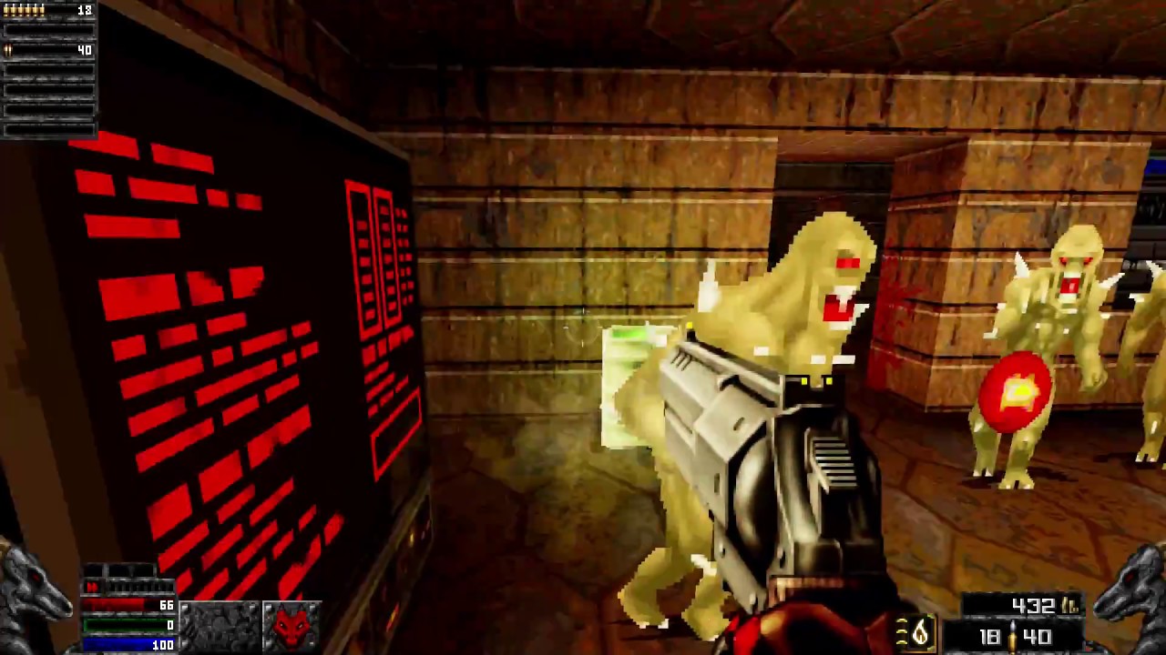 NeoDoom #1 [Doom 2 wad /w Guncaster mod] - YouTube
