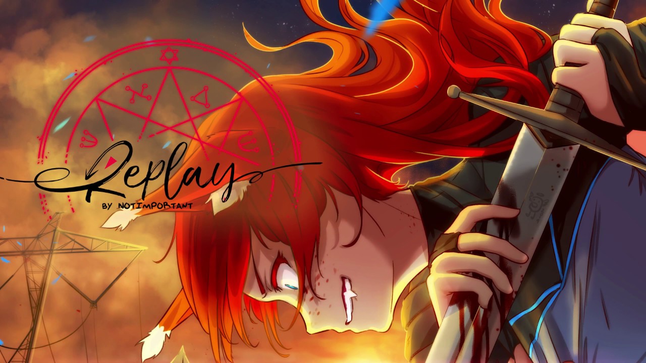 Enemies [Anime illustration drawing process] [REPLAY comic] - YouTube