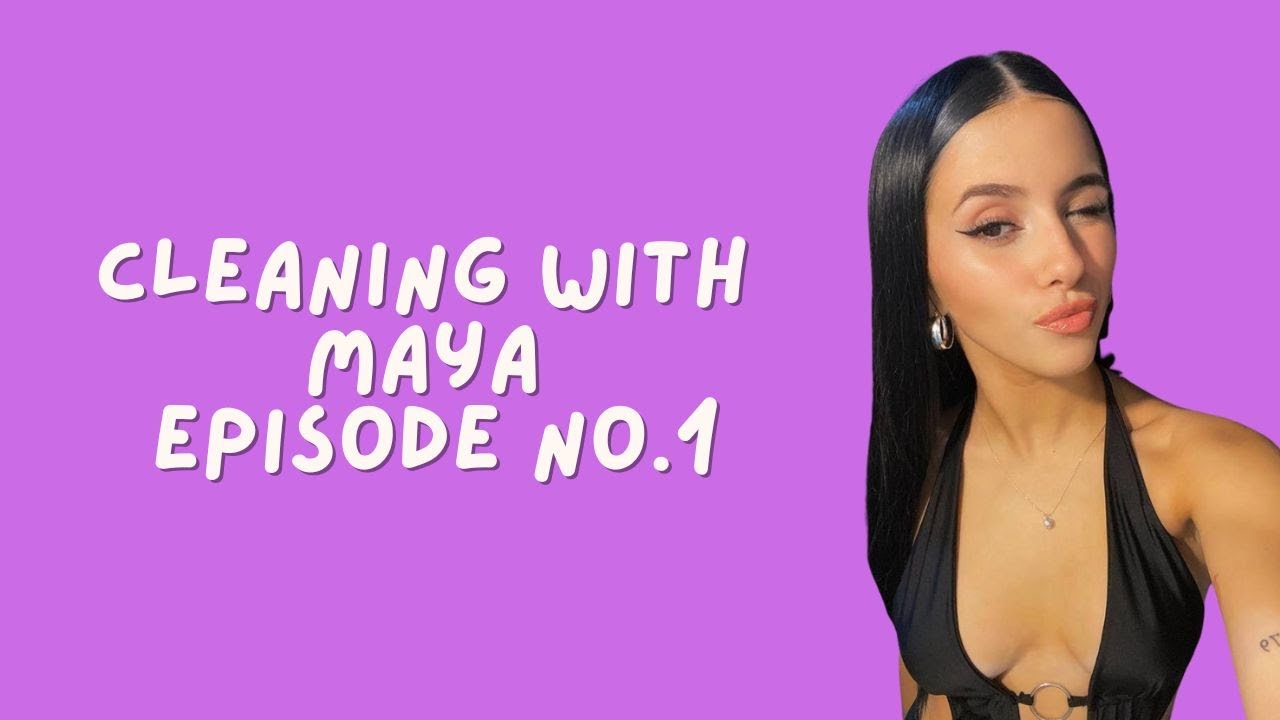 [4K] TRANSPARENT CLEANING | MAYA ROSE - YouTube