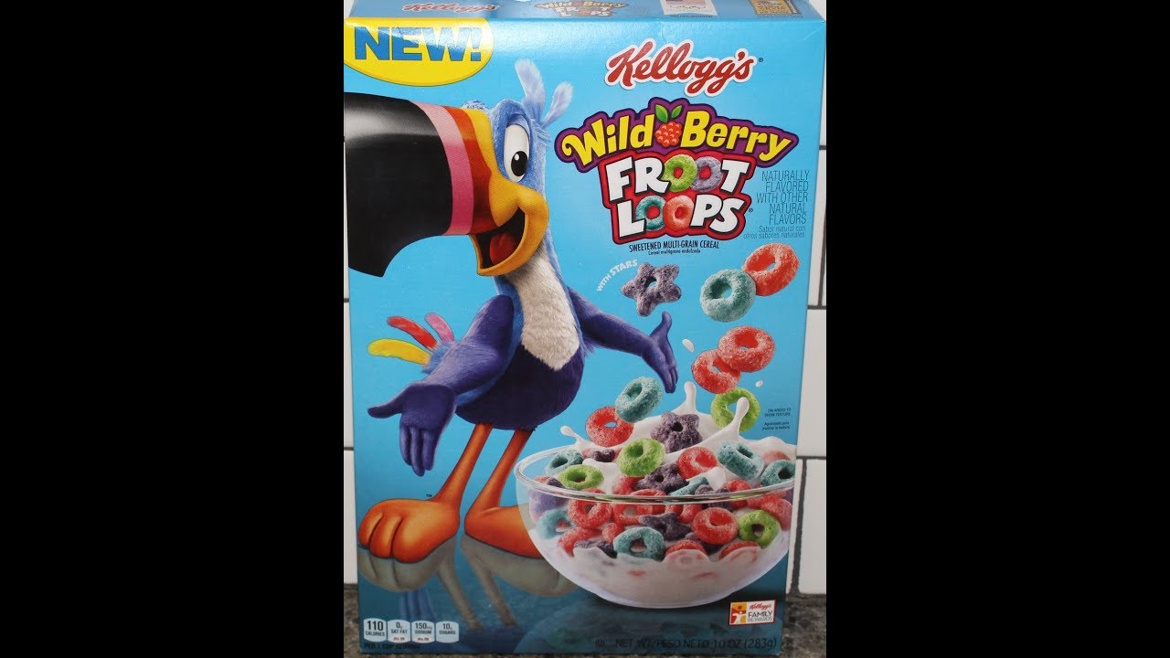 Kellogg’s Wild Berry Froot Loops Cereal Review - YouTube