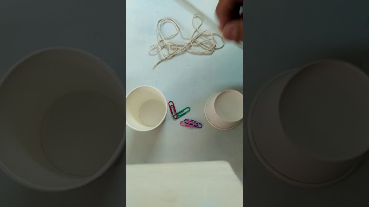 How to make a toy telephone - YouTube