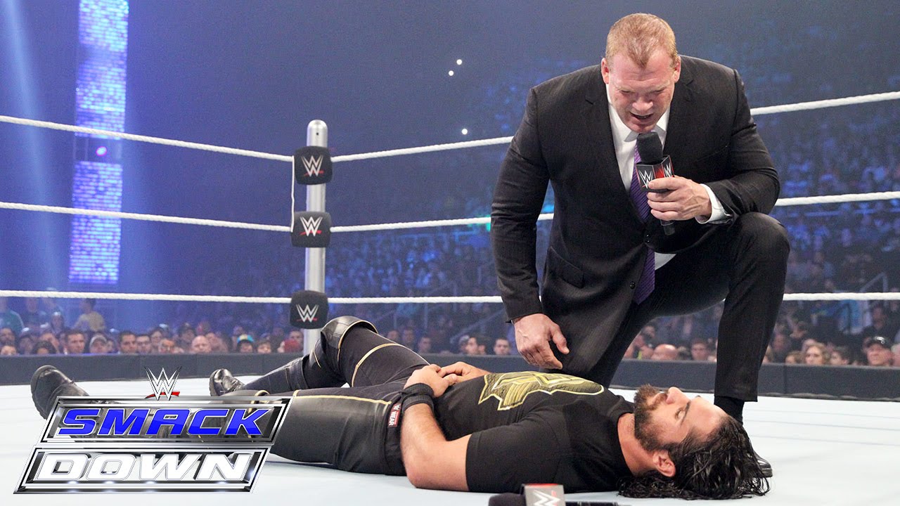Kane demands that Seth Rollins lie down for him: SmackDown, April 23 ...