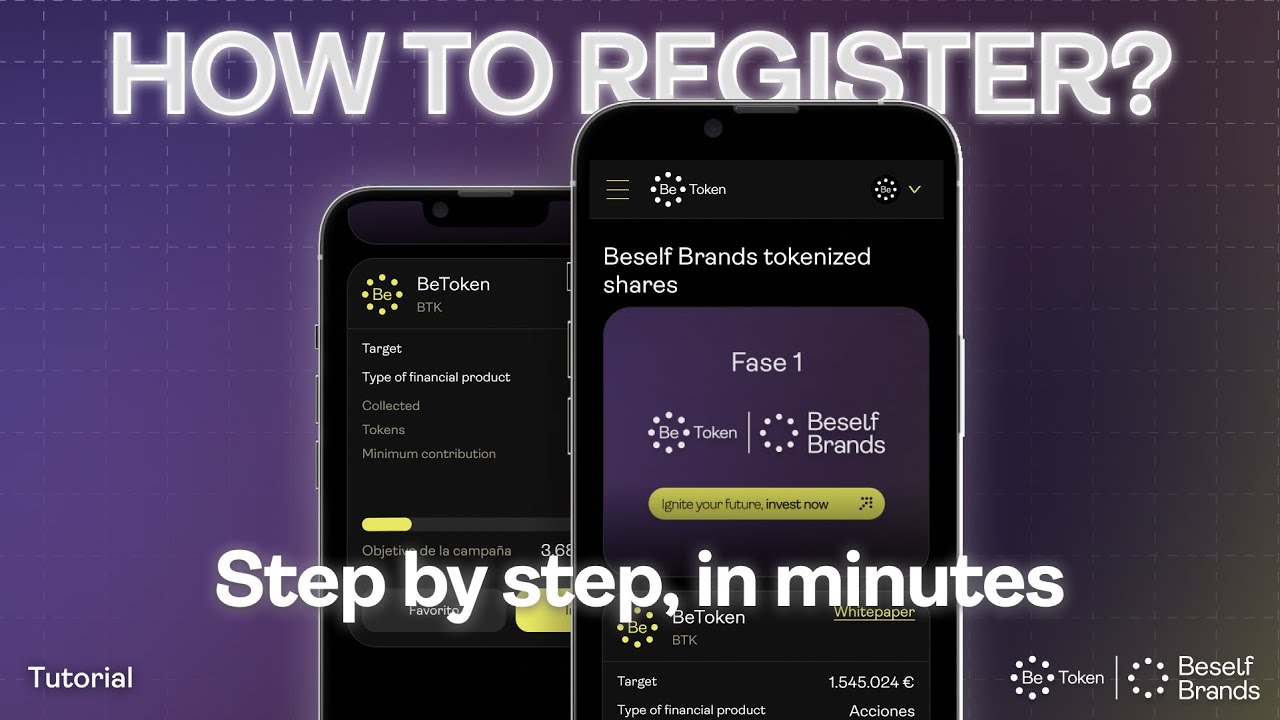 Tutorial: How to register on the BeToken platform - YouTube
