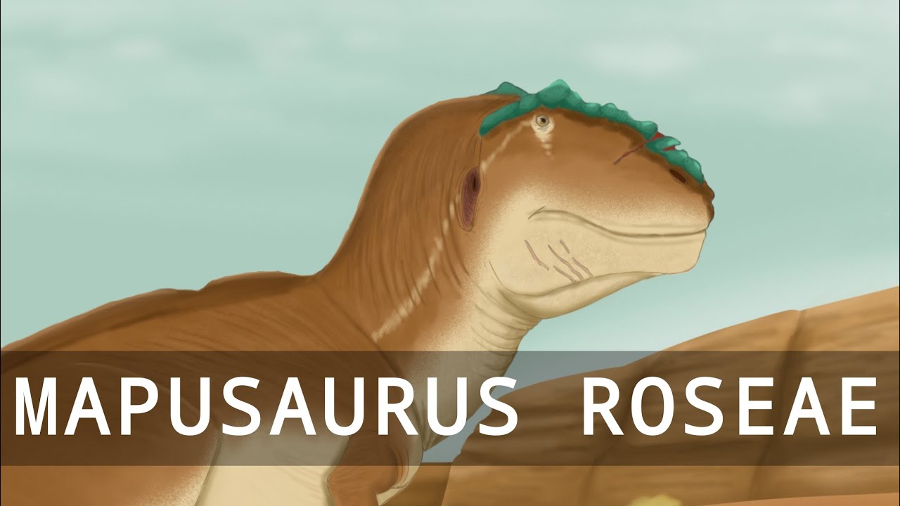 Mapusaurus roseae| speedpainting| paleoart - YouTube