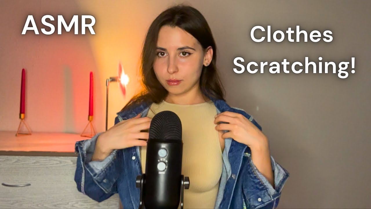 ASMR: Clothes Scratching - Fast Mouth Sounds - Fabric Scratching Body Triggers - YouTube