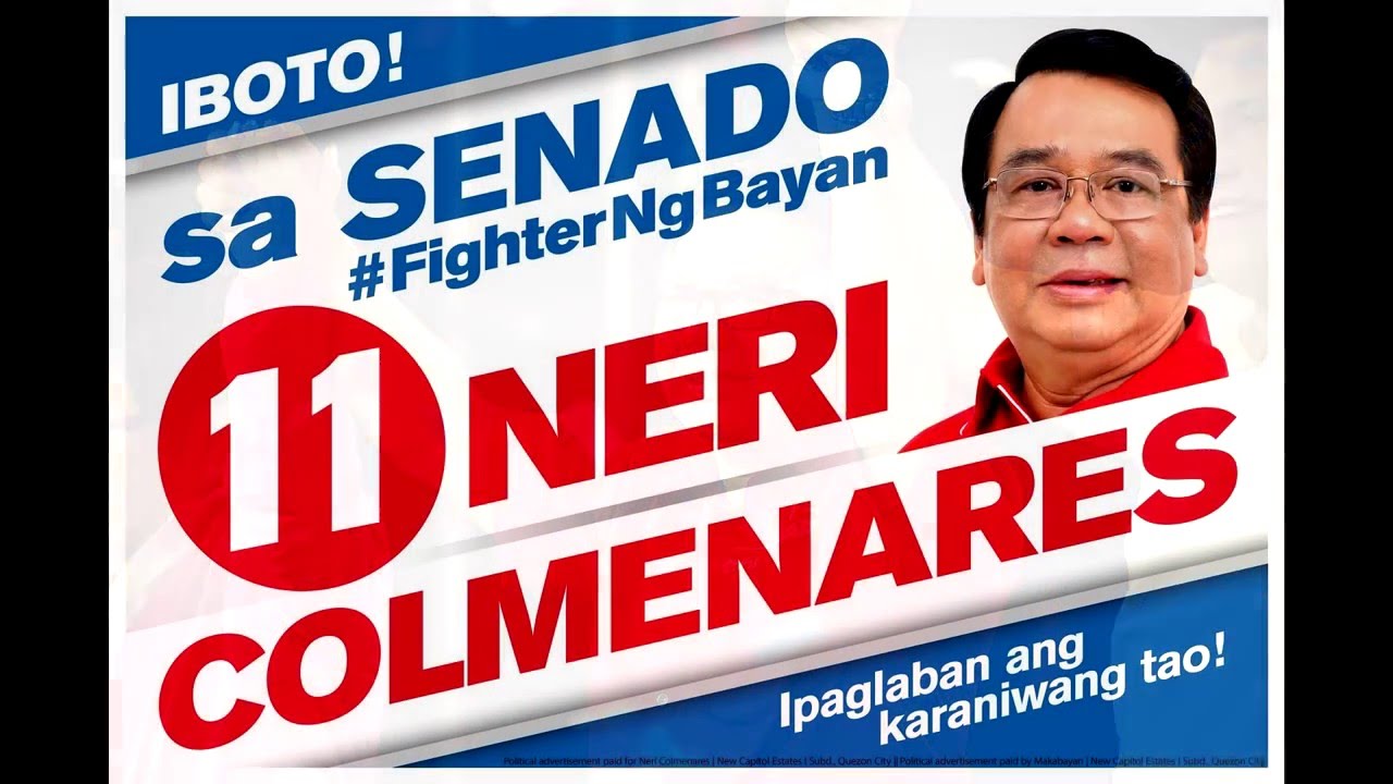 Rep. Neri Colmenares at Baguio City - YouTube