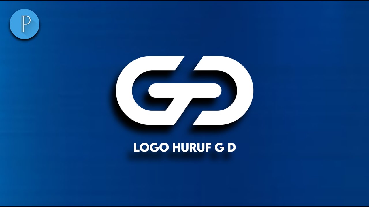 Membuat Logo 3D Di Aplikasi Pixellab || Logo Huruf GD - YouTube