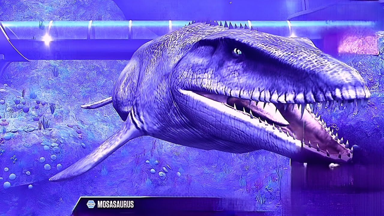 MOSASAURUS VS MOSASAURUS REBIRTH IN JW | Jurassic World The Game ...