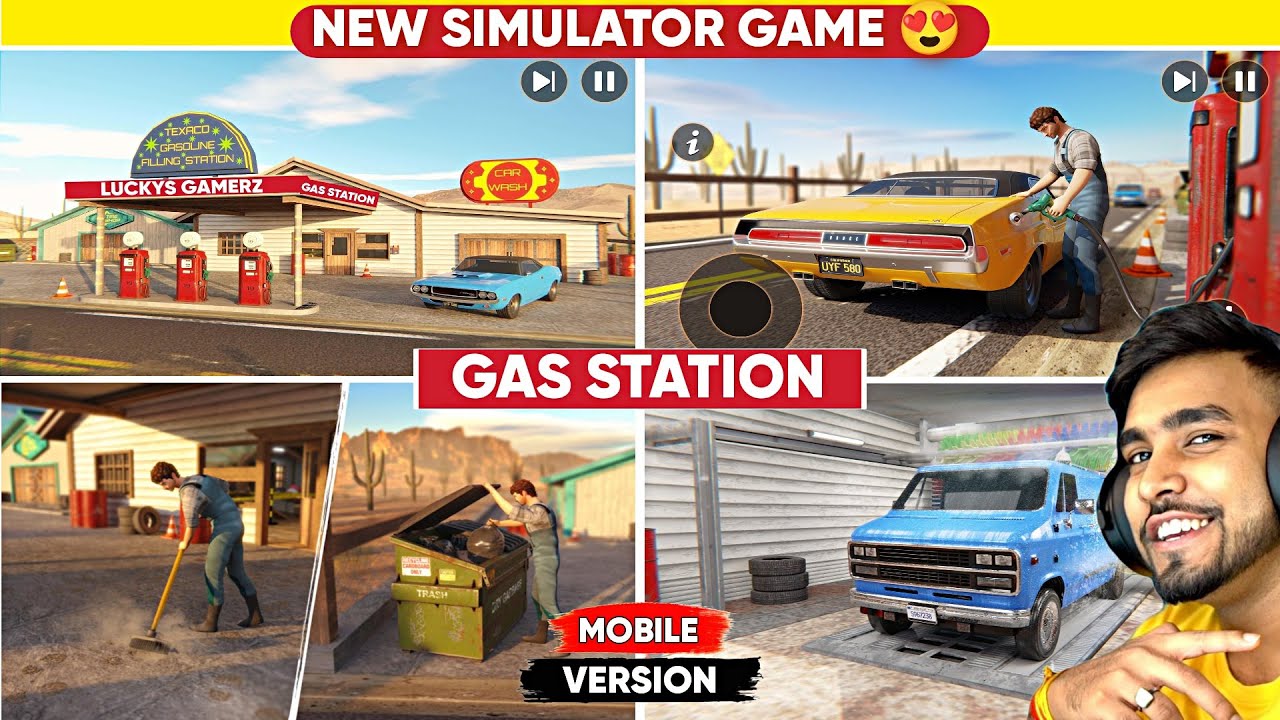 REAL GAS STATION ⛽ SIMULATOR DOWNLOAD IN ANDROID | NEW SIMULATOR GAME 🥳 ...