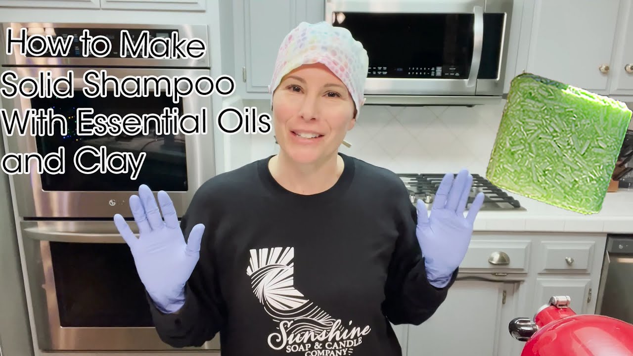 How To Make Solid Shampoo Bars (DIY Pressed Shampoo Bar Using Plant ...