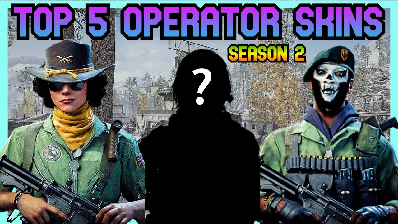 TOP 5 BEST OPERATOR SKINS! *Season 2 Reloaded* - COD Black Ops Cold War ...