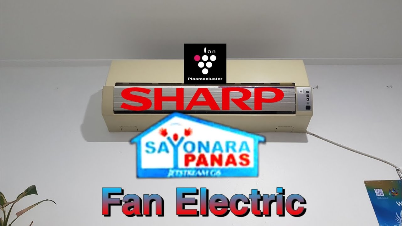 KIPAS Angin model AC SHARP "Sayonara Panas" Plasmacluster LW Fan ...