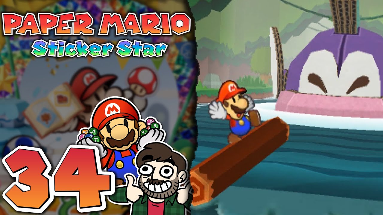 Paper Mario: Sticker Star [34] "Up Cheep's Creek" - YouTube
