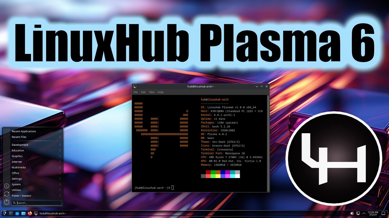 LinuxHub Plasma 6 - YouTube