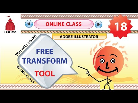 Illustrator 18 - Free Transform tool - YouTube