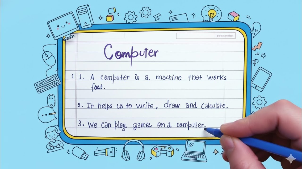 10 lines on Computer in English|Essay on Computer in English|Essay on ...